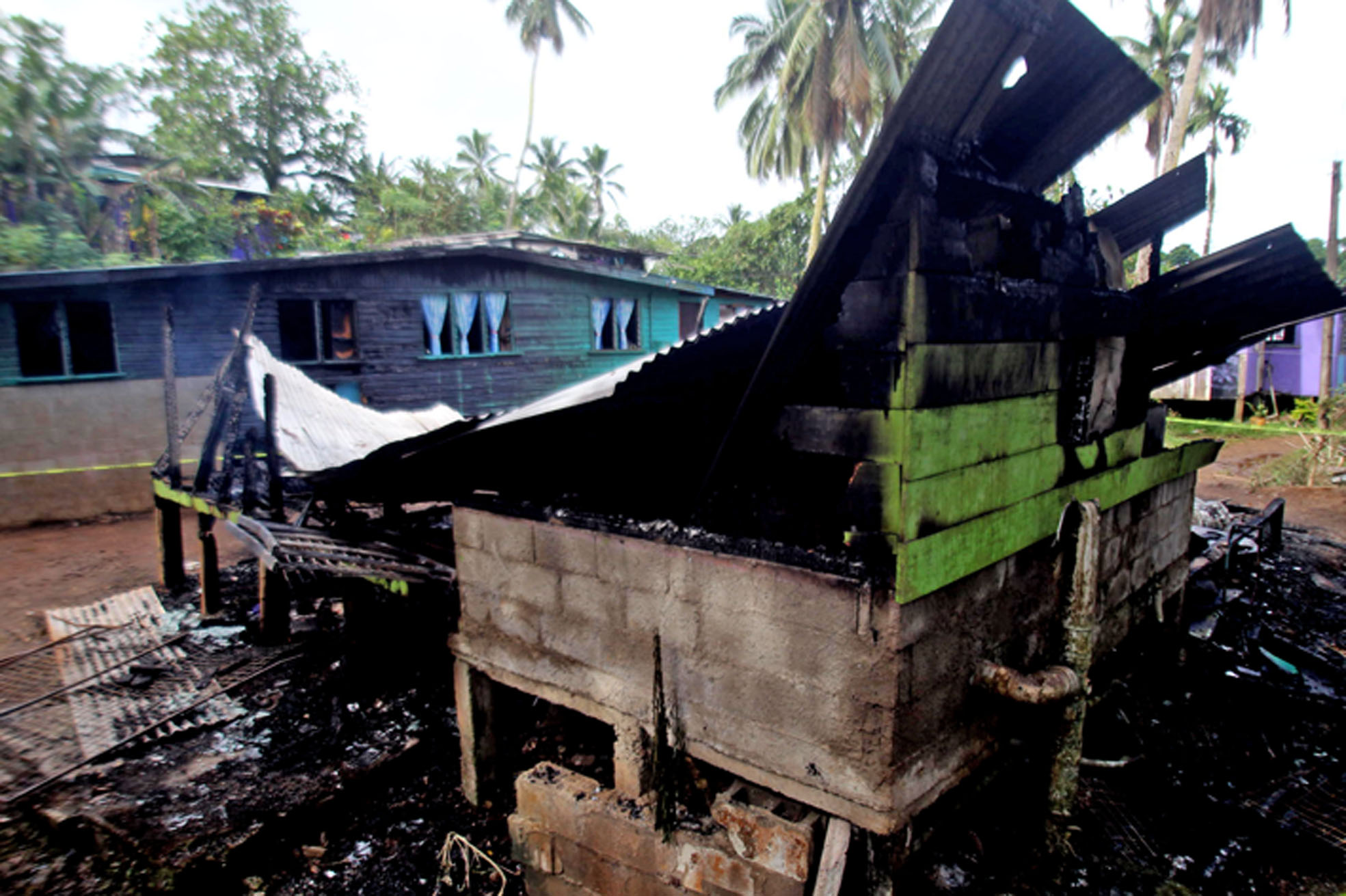 Man in hospital after early morning fire - The Fiji Times
