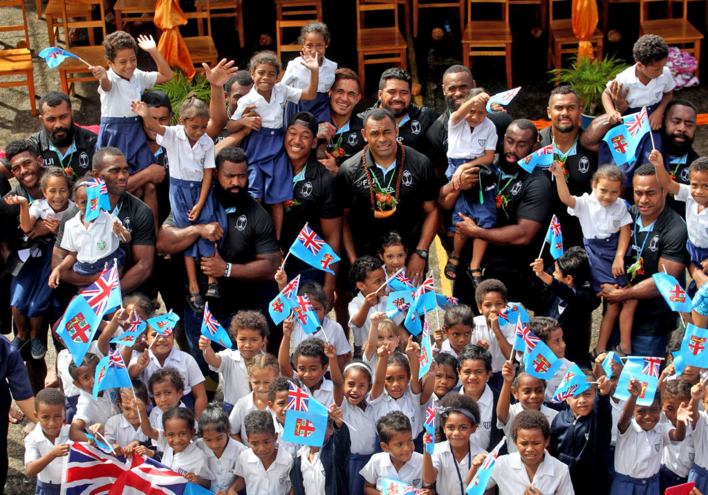 Flying Fijians pays a visit to St Anne's Primary School - The Fiji Times