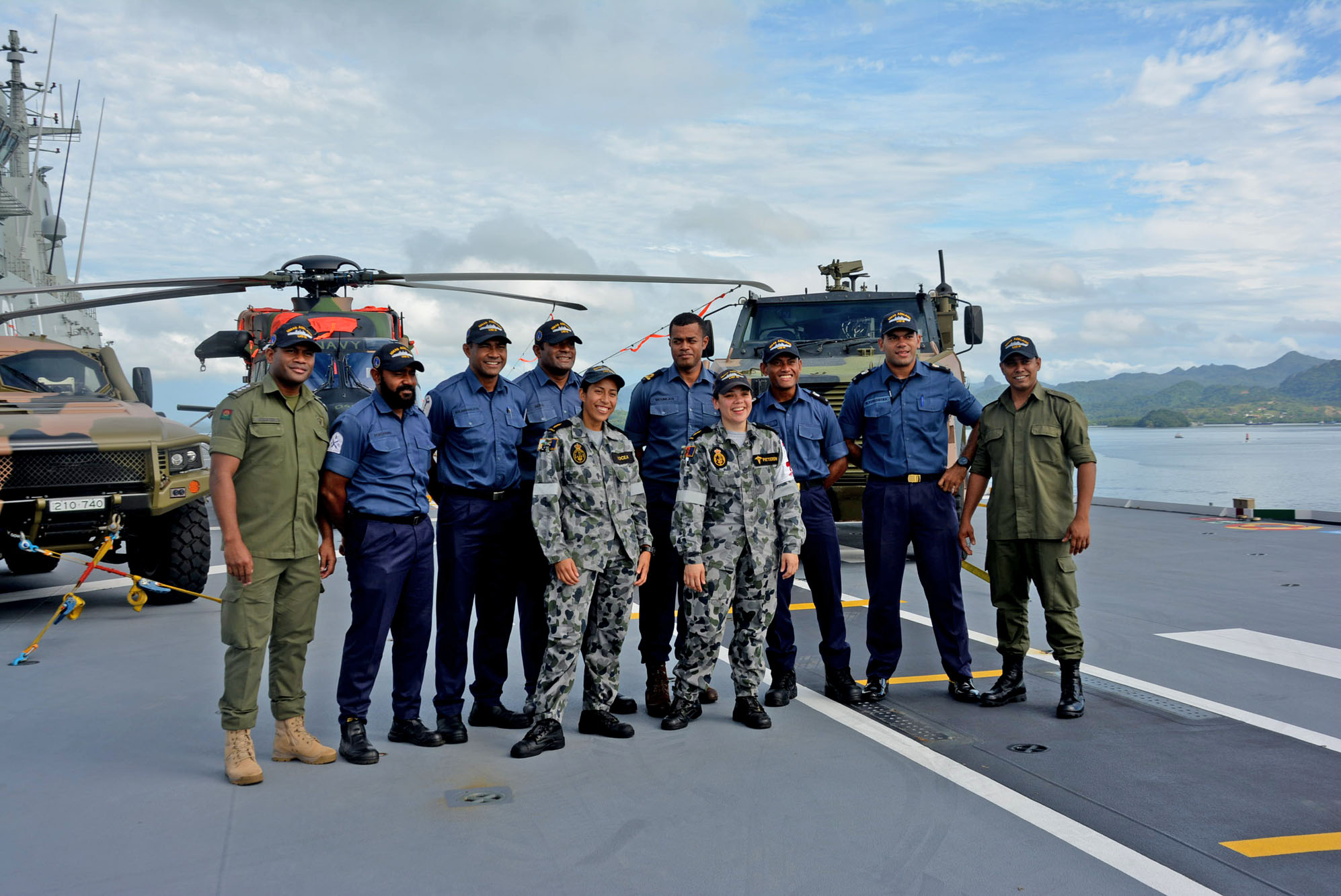 Australian naval vessels berth at Suva - The Fiji Times
