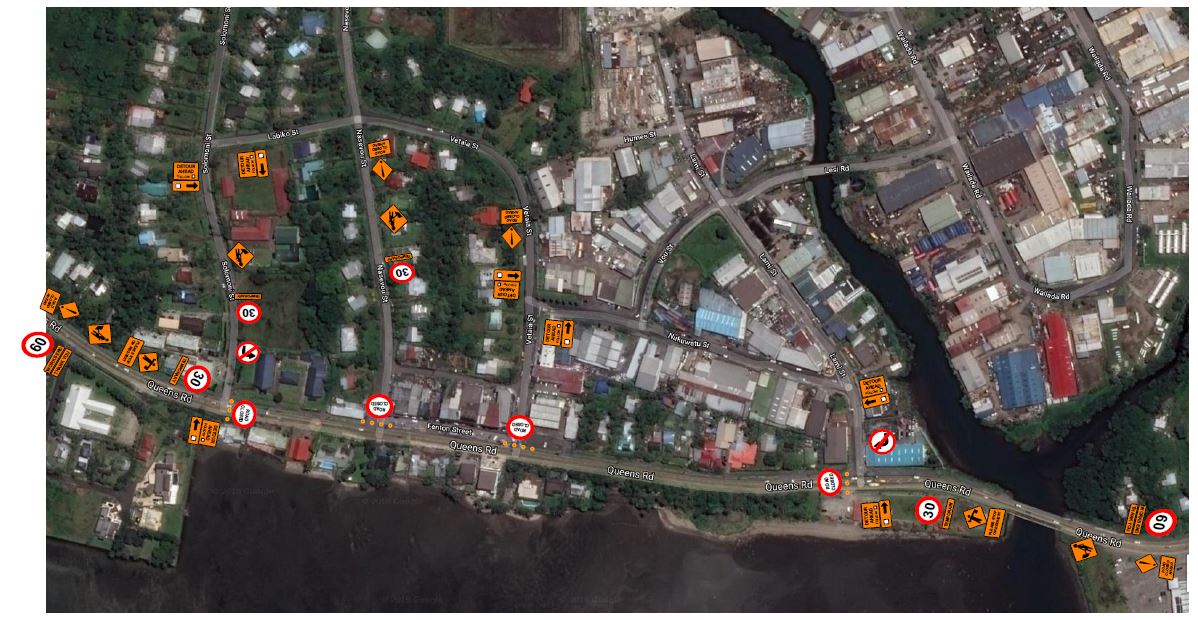 Night work to commence on Queens Rd in Lami - The Fiji Times