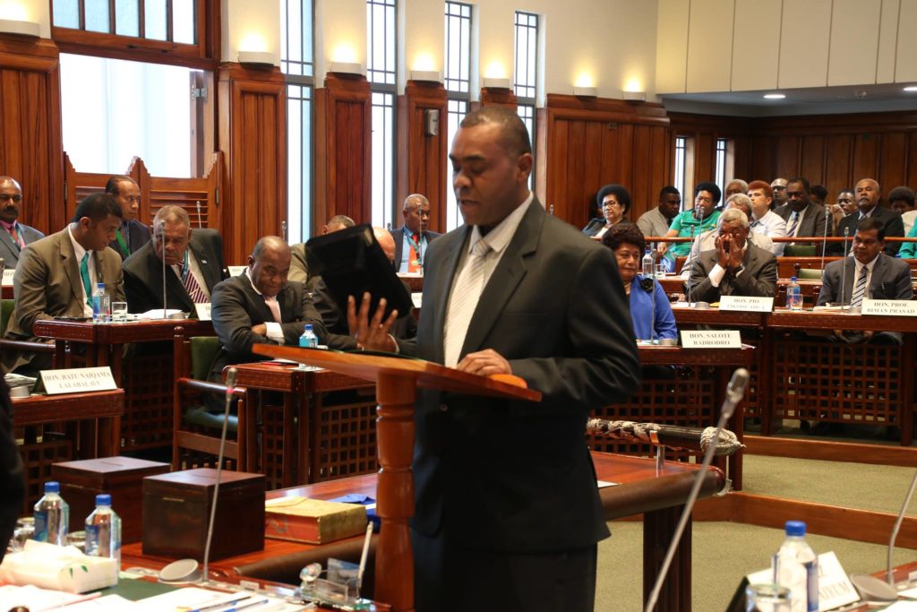 Priority for PM and Opposition Leader in Parliament: Speaker - The Fiji ...