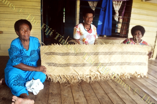 Women display unique mats - The Fiji Times