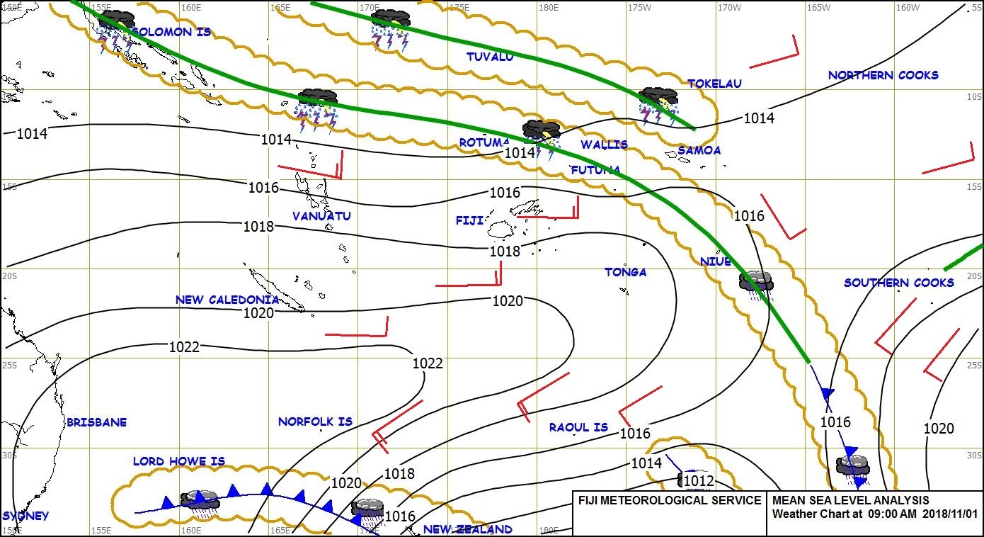 Weather watch: Expect rain in most parts of the country - The Fiji Times
