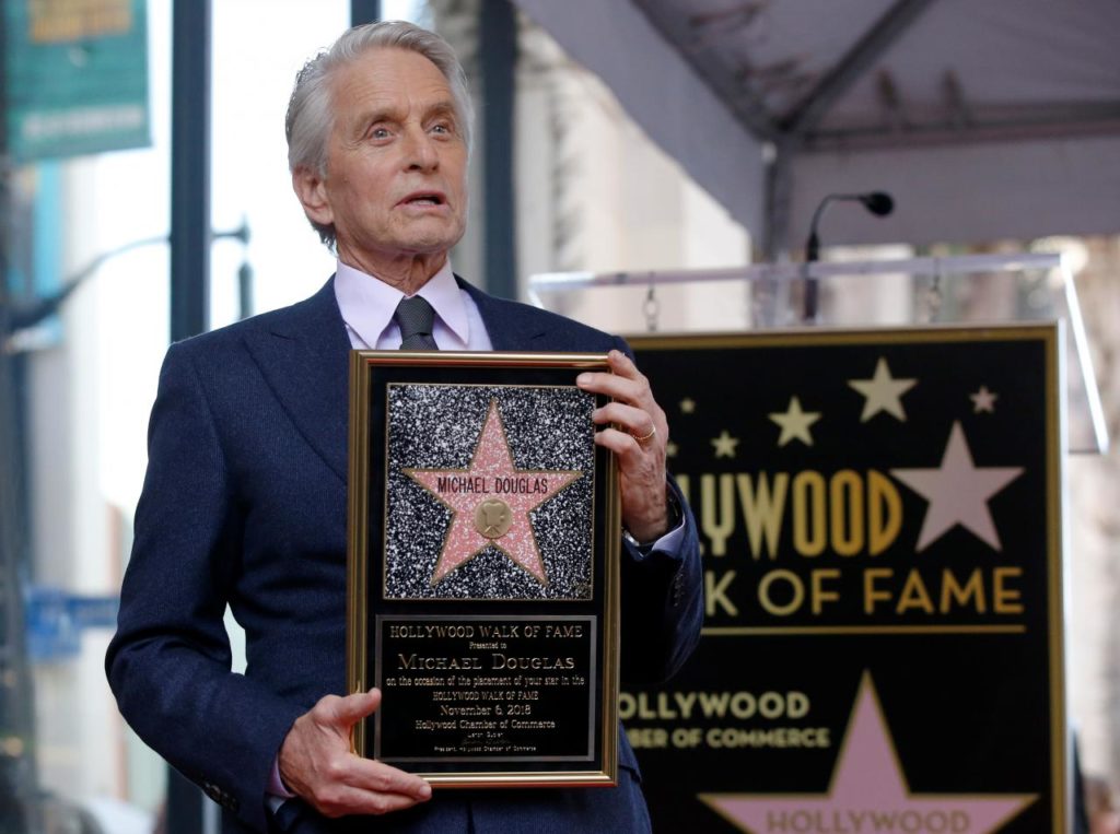 Michael Douglas joins dad Kirk with star on Hollywood Walk of Fame - The Fiji Times