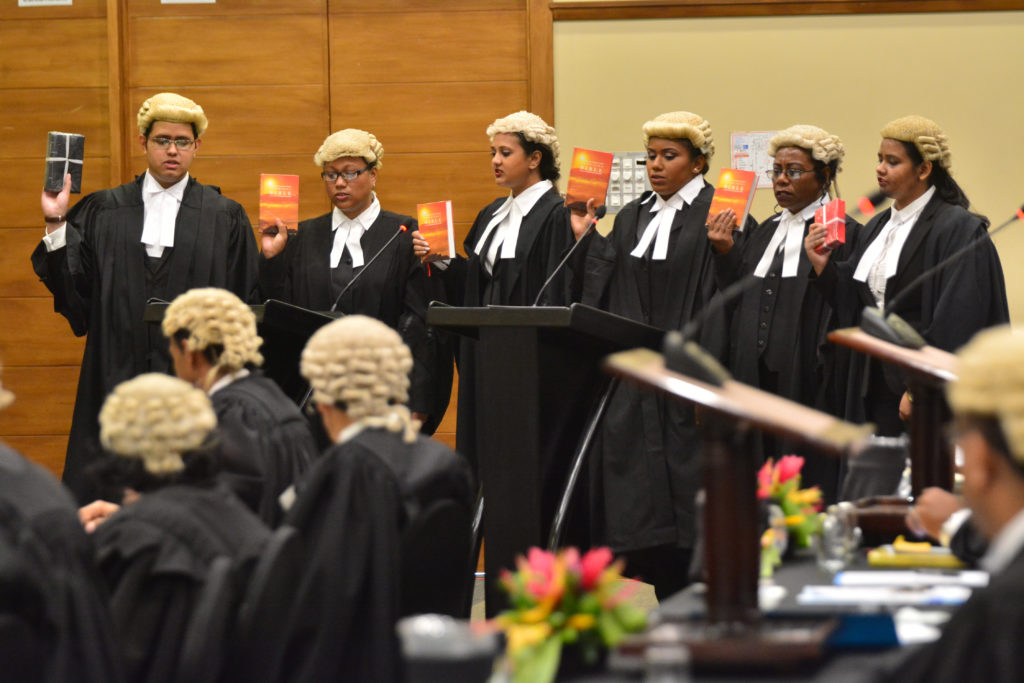 Fiji admits new lawyers to the Bar - The Fiji Times