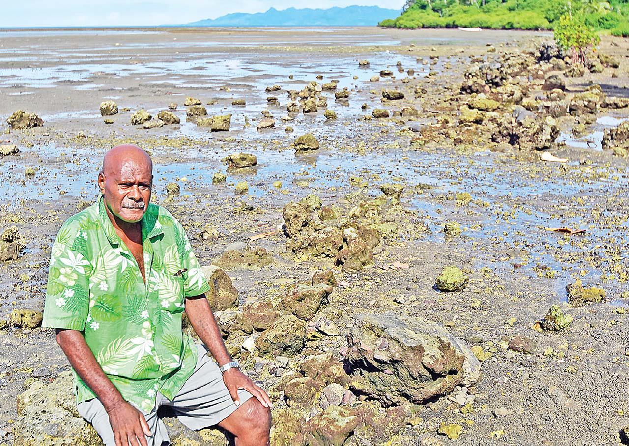 Villagers wait for seawall - The Fiji Times