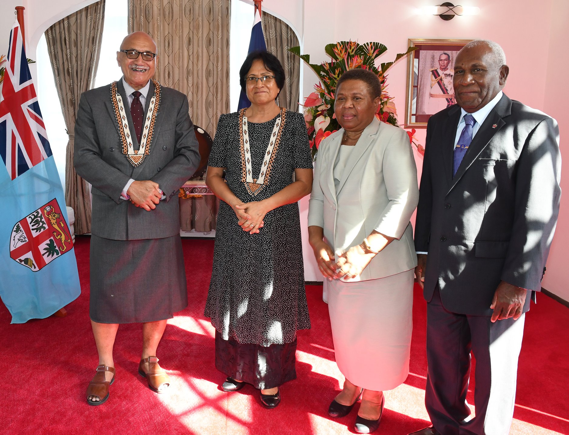 Solomon Is Governor-General pays courtesy call to President Konrote ...