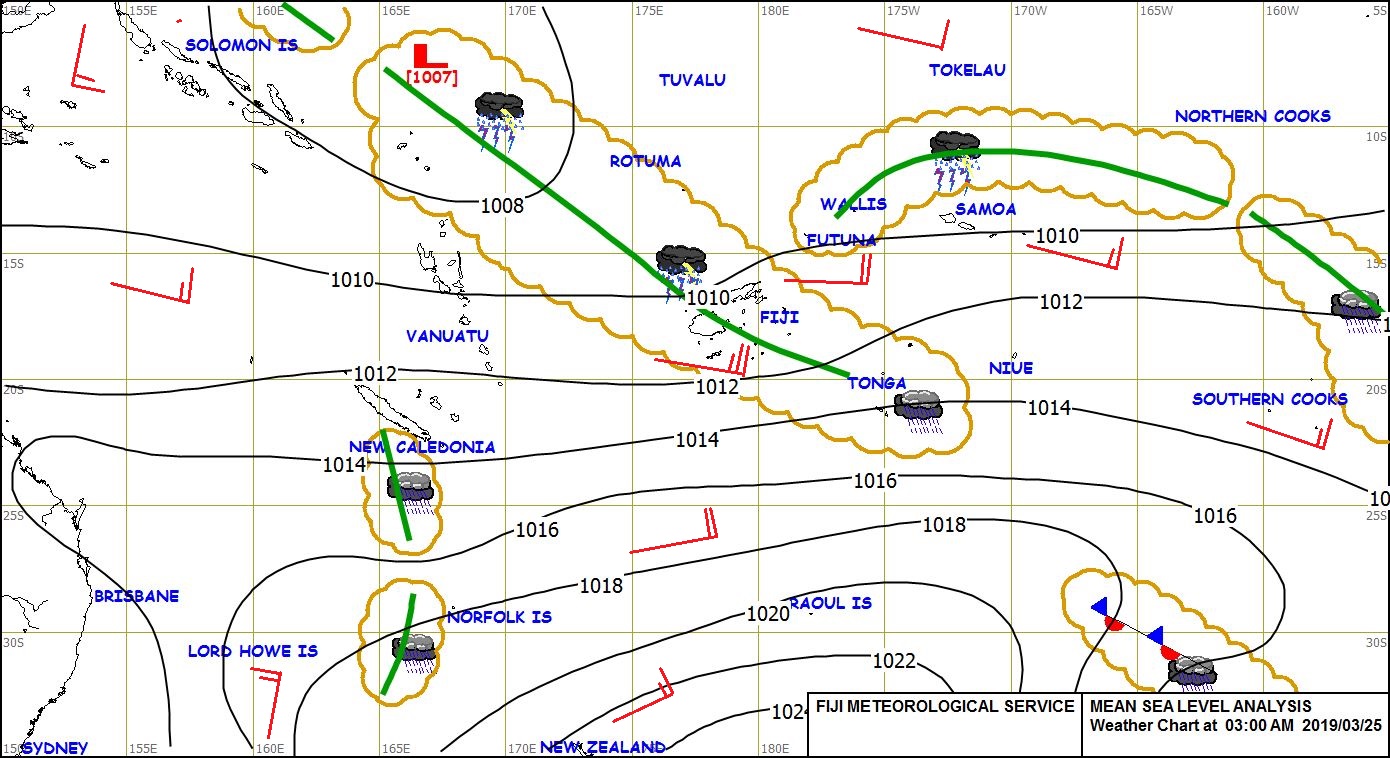 Special Weather Bulletin: Heavy rain warning issued for whole of Fiji ...