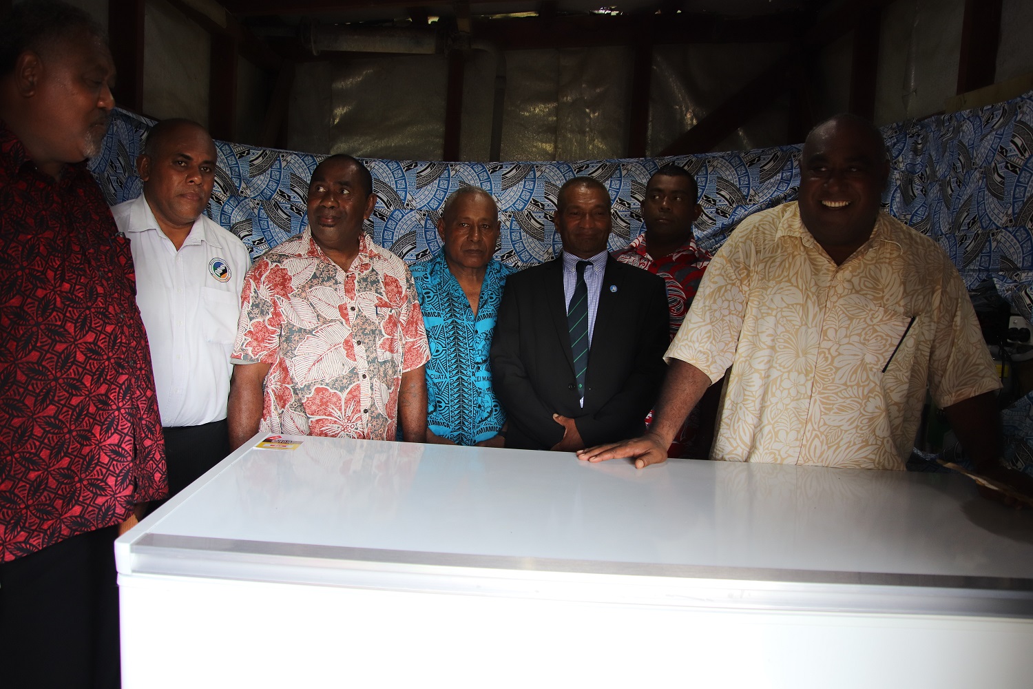 Cikobia islanders receive solar-powered freezer - The Fiji Times