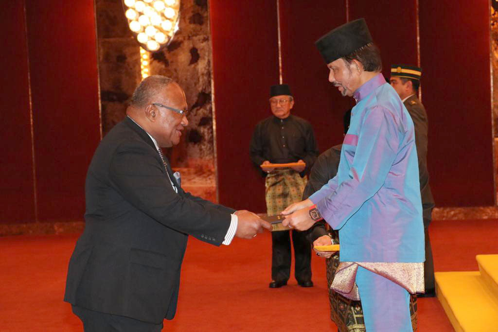 Mataitoga presents credentials to Brunei Darussalam - The Fiji Times