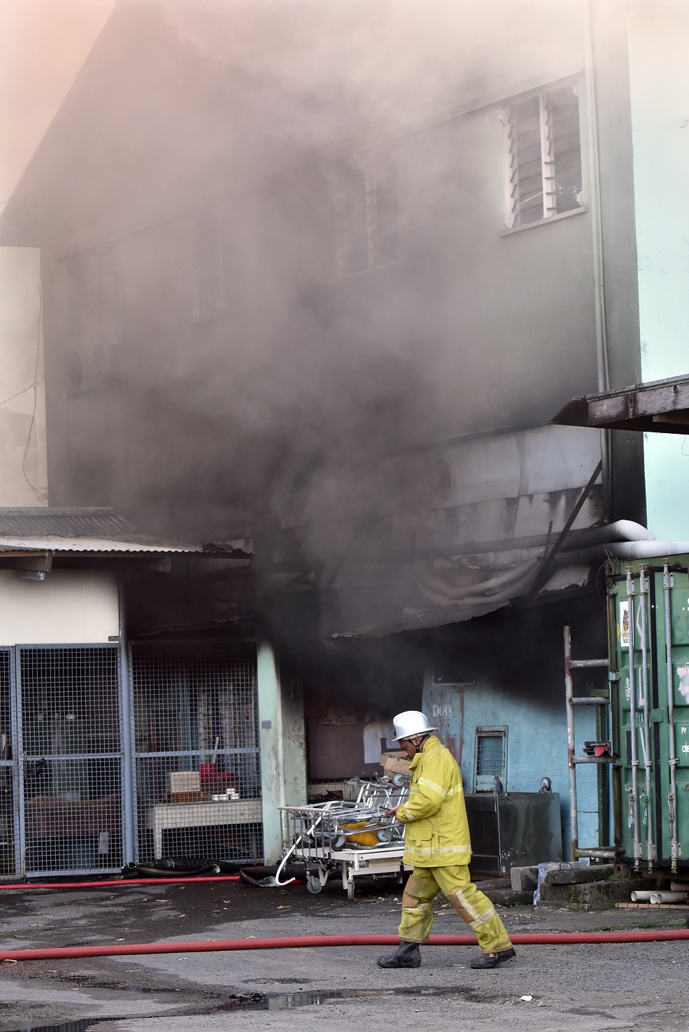 Chaos in hospital: Patients evacuated during boiler room fire; NFA to ...