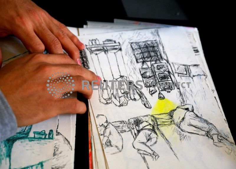 Ex-convict's drawings reveal life behind bars in Egypt - The Fiji Times