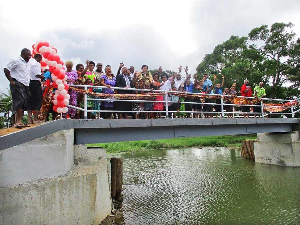 New footbridge for villagers - The Fiji Times
