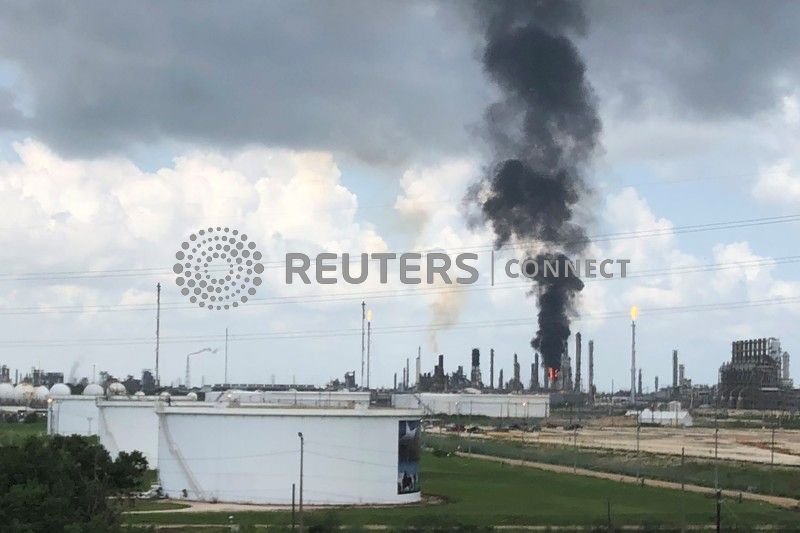 Texas county sues Exxon over air pollution from petrochemical fire ...