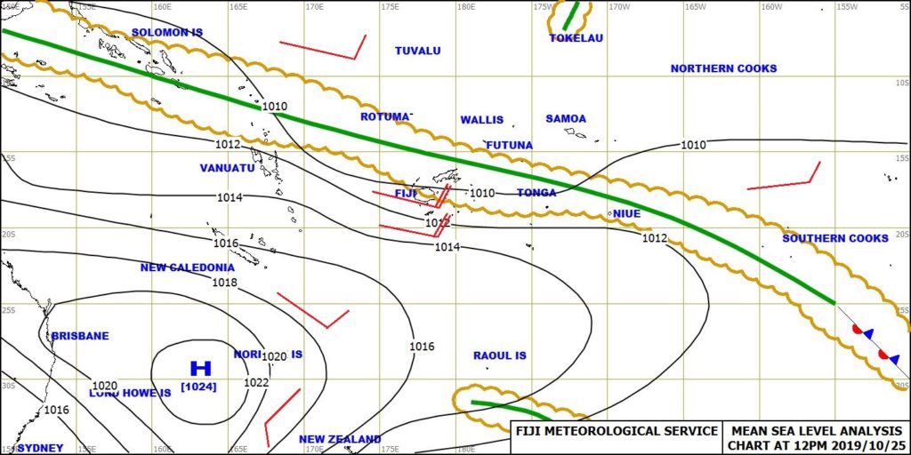 Weather watch: Trough of low pressure slow moving - The Fiji Times