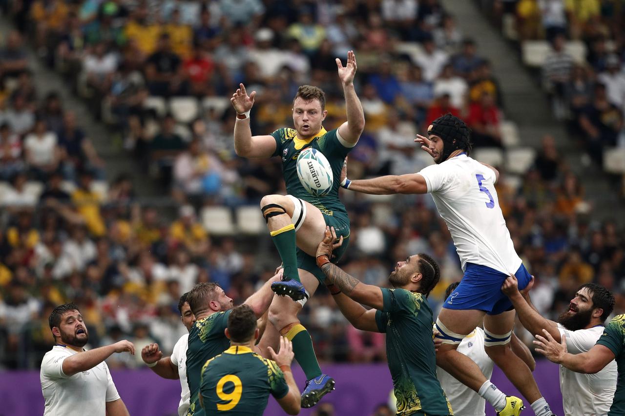 Seven-try Australia rout Uruguay to inch towards quarters - The Fiji Times