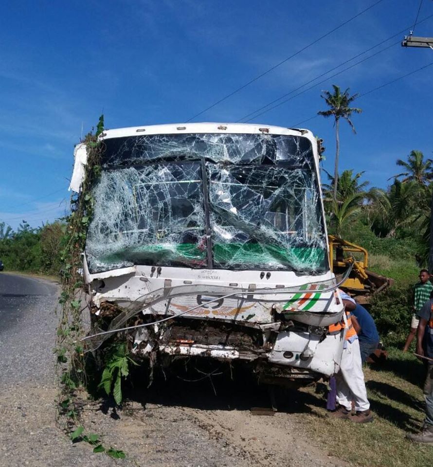 Six in hospital after bus accident near Sovi - The Fiji Times