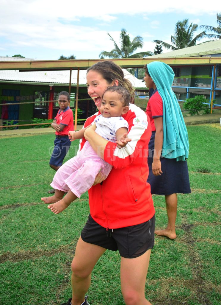 Oceania 7s: Canadian women pamper special children - The Fiji Times