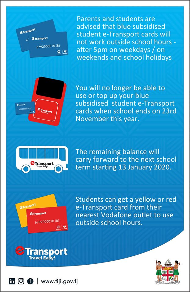 Student e-Transport cards will be deactivated during the holidays - The ...