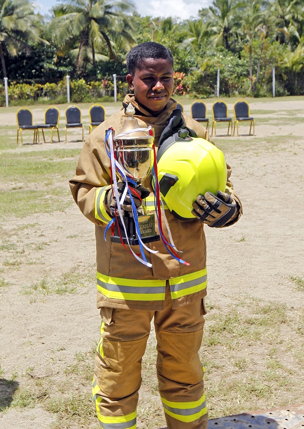 Female firefighter scoops top award - The Fiji Times