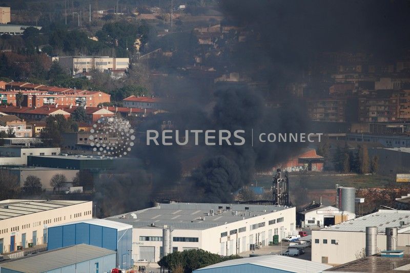 Chemical plant fire in Spain forces authorities to evacuate area - The ...