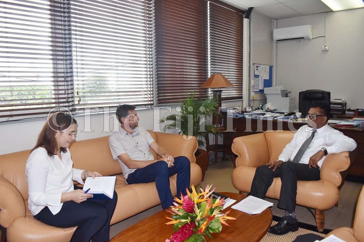 IOM Chief of Mission in Fiji pays farewell courtesy call - The Fiji Times