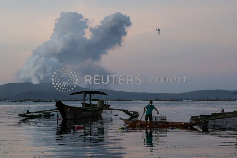 Philippine volcano shows signs of calming, but danger remains - The ...