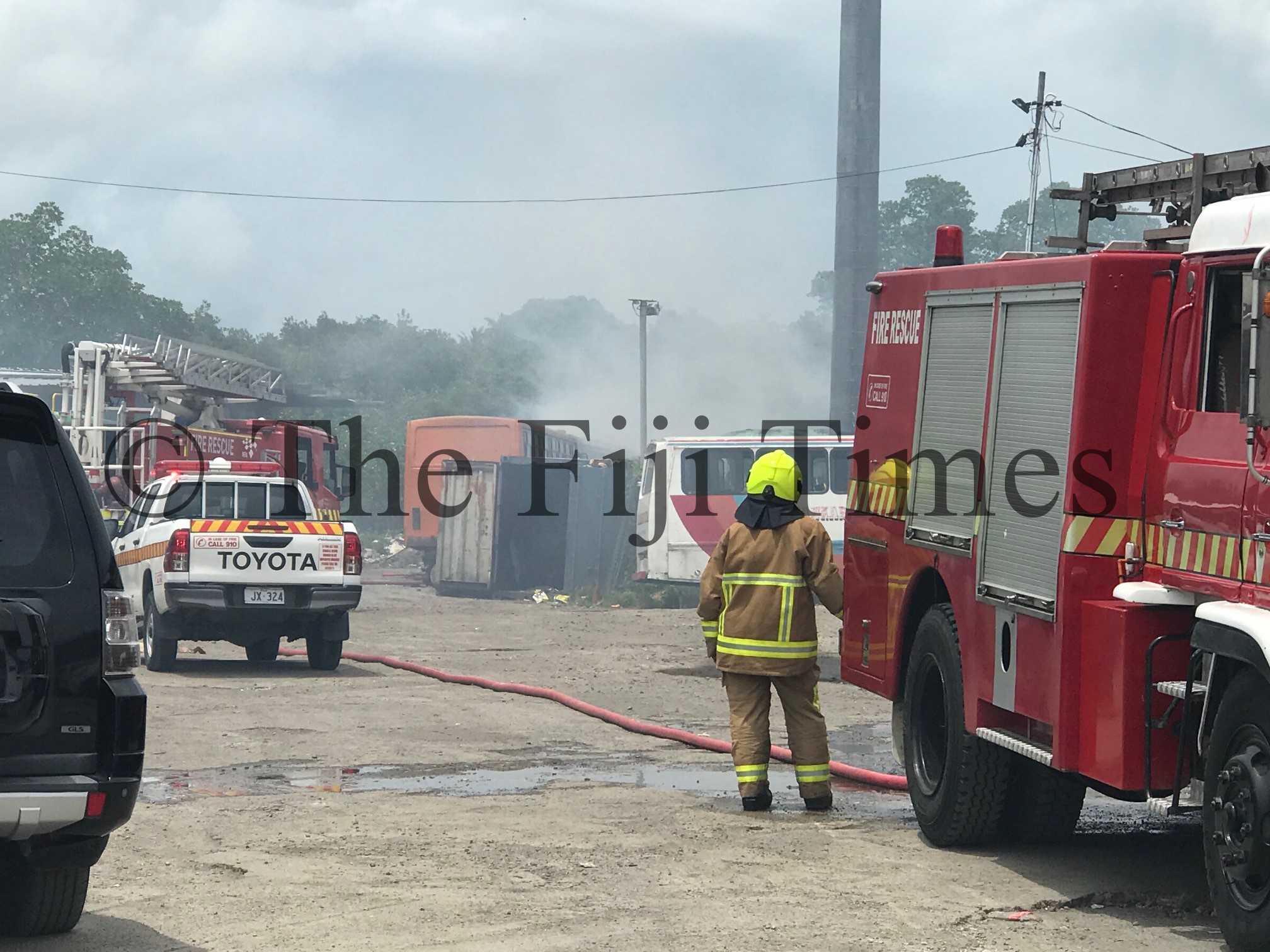 Progress report: Police confirm four Nasese buses caught fire - The ...