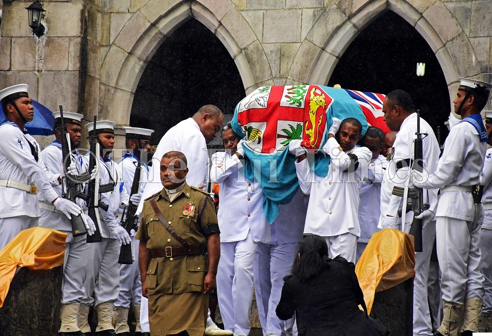 The final farewell for the late Commodore Esala Teleni - The Fiji Times