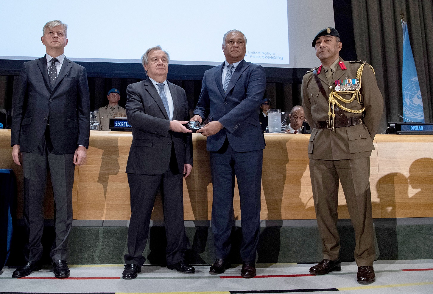 Three Fijian peacekeepers posthumously honoured for ultimate sacrifice ...