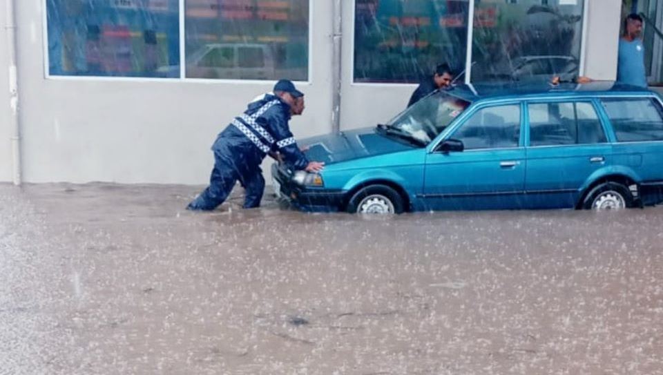 Weather watch: Nasivi River break its banks - The Fiji Times