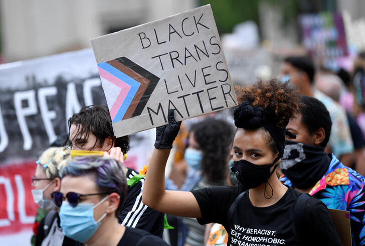 'No more rainbow capitalism' as protests shine light on Black trans ...