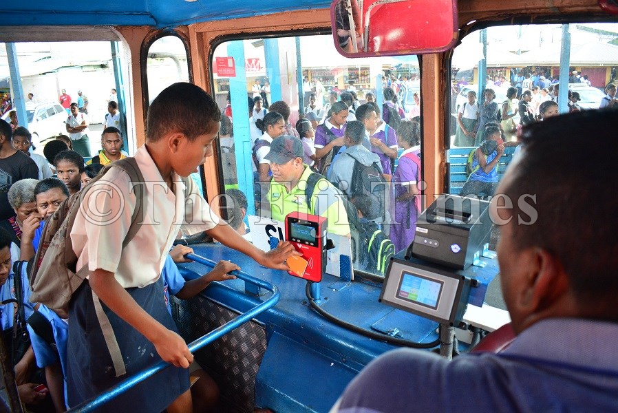 Students’ bus cards topped up - The Fiji Times