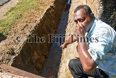Sewage seep a concern - The Fiji Times