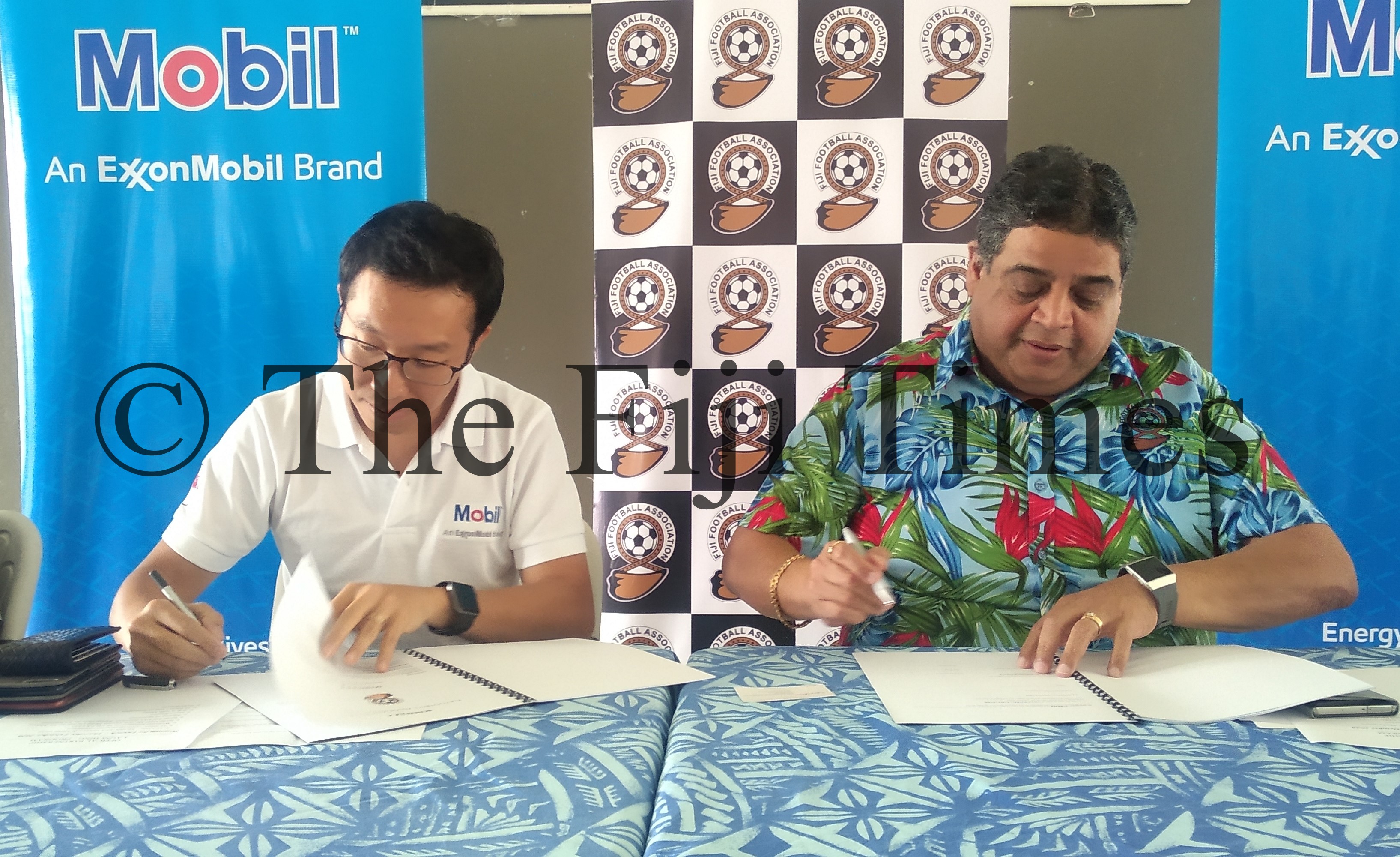 Mobil signs up as Fiji FA's exclusive fuel partner - The Fiji Times