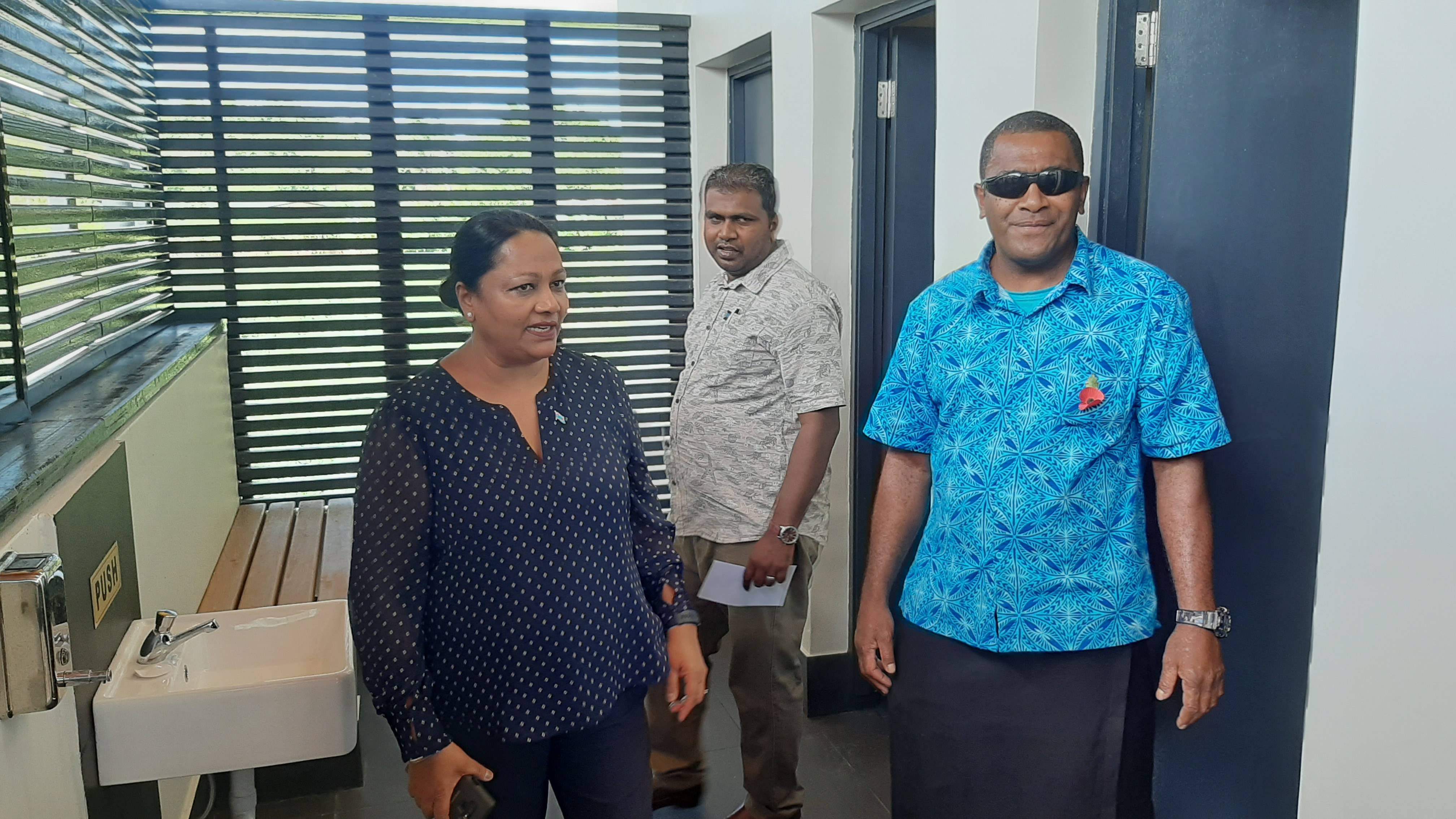 Local Government Minister opens new restroom in Korovou - The Fiji Times