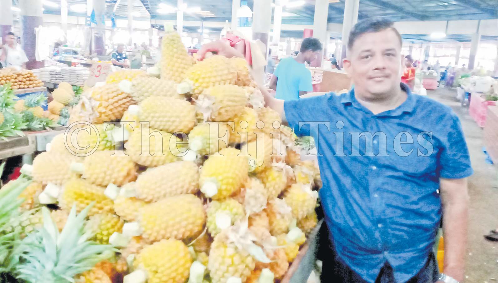 The pineapple man - Chand tastes sweet success - The Fiji Times