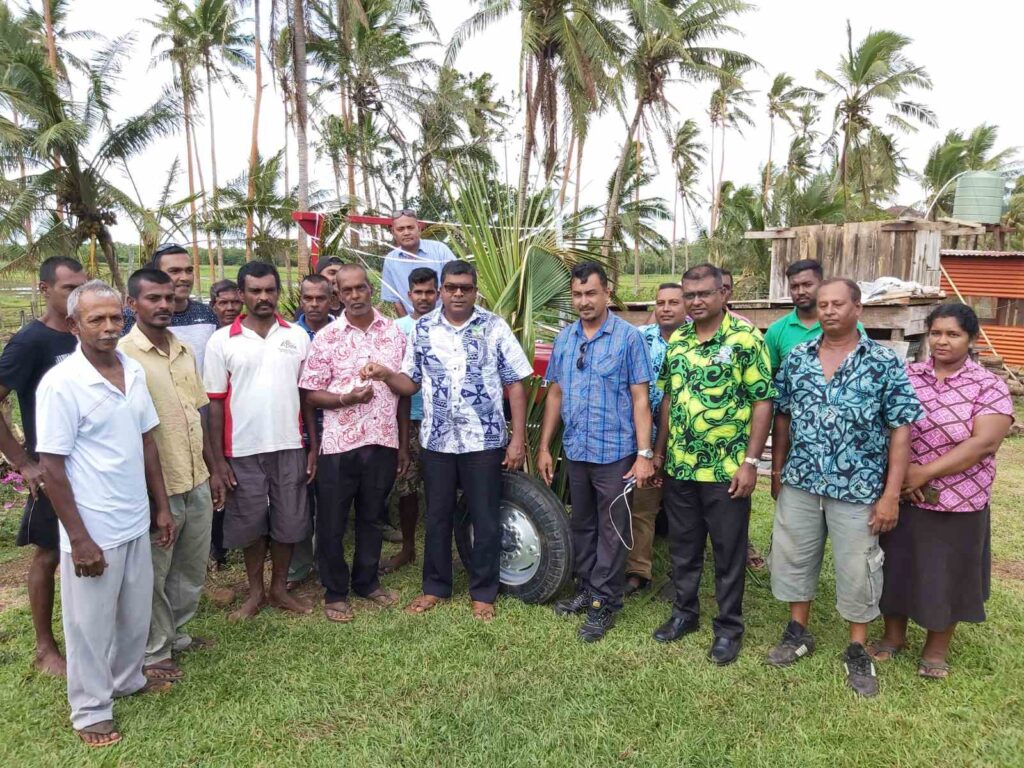 Bua rice farmers receive new tractor - The Fiji Times