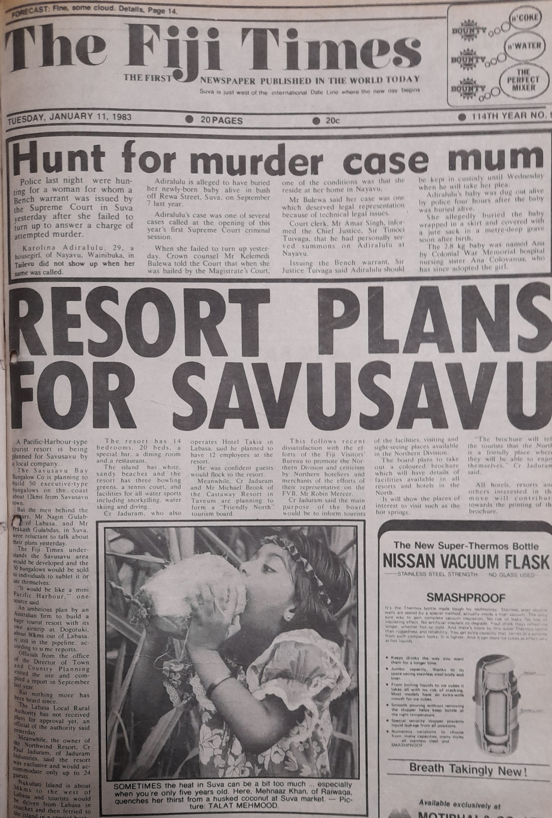 Back in time: On this day in 1983 - The Fiji Times