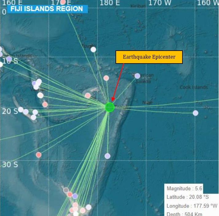 5.6 magnitude earthquake recorded in Lau region - The Fiji Times