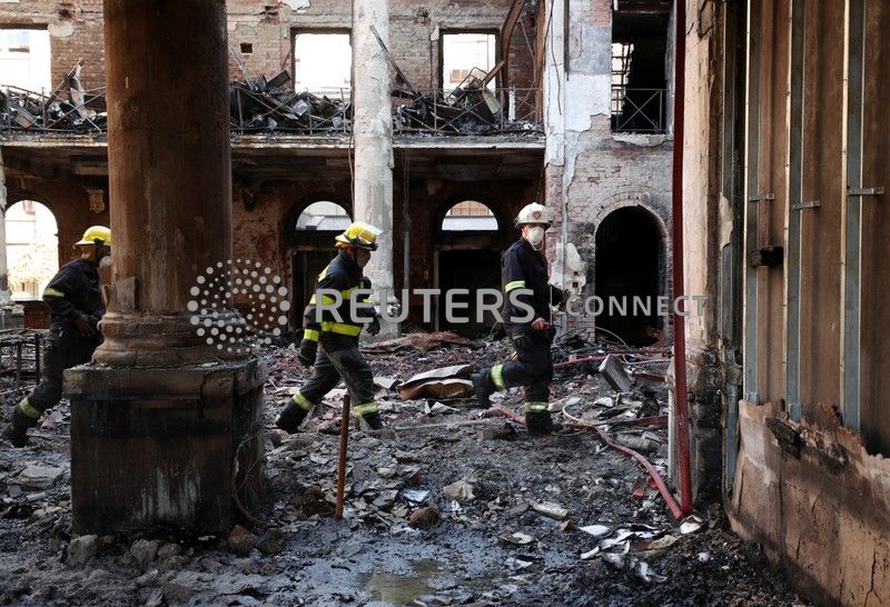 S.Africa's UCT campus salvaging books from burned library - The Fiji Times