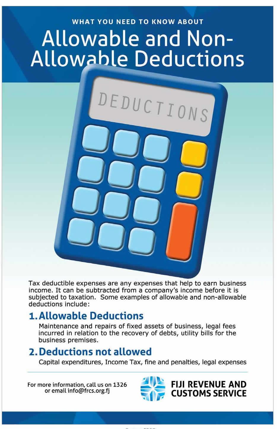Business deductions - The Fiji Times
