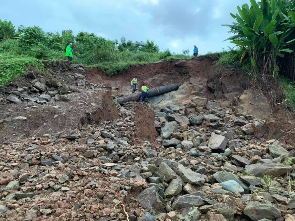 Landslide cause of water disruptions to Suva-Nasinu areas - The Fiji Times