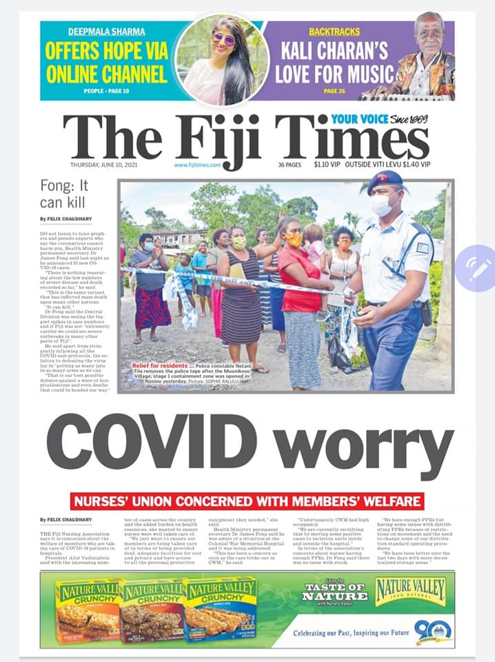 From the Editor-in-Chief's desk: Your June 10 briefing - The Fiji Times