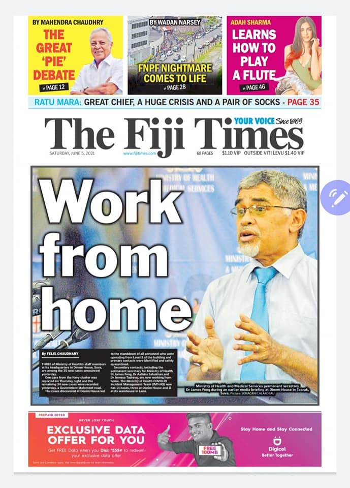 From the Editor-in-Chief's desk: Your June 5 briefing - The Fiji Times