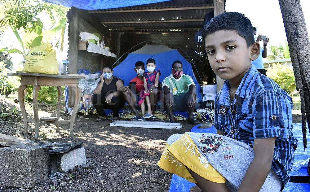 Family lives in makeshift - The Fiji Times