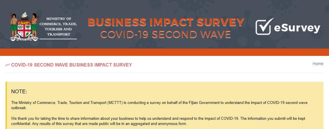COVID-19: Business Impact Survey to collate data for targeted policy ...