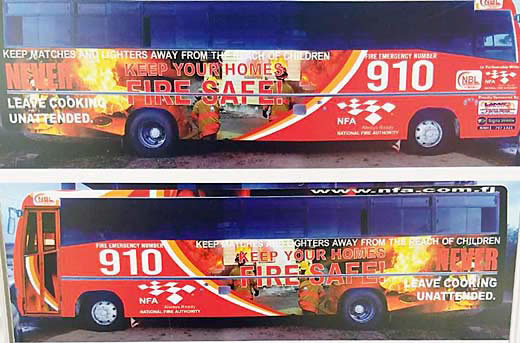 Bus company joins forces to promote fire safety - The Fiji Times