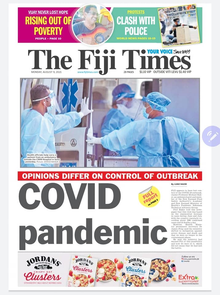 From the Editor-in-Chief’s desk: Your August 9 briefing - The Fiji Times