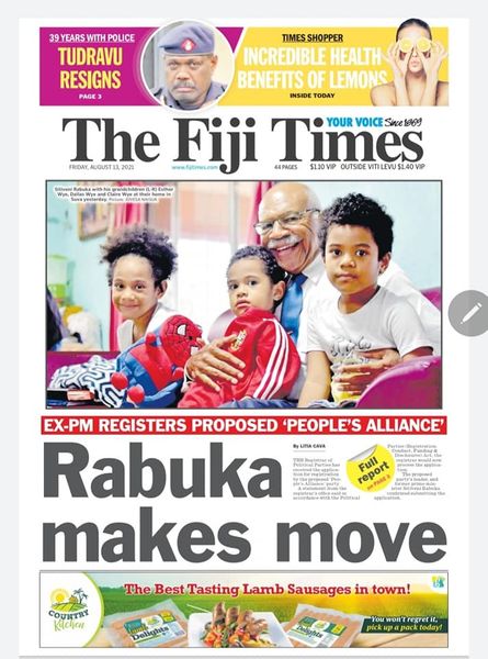 From the Editor-in-Chief's desk: Your August 13 briefing - The Fiji Times